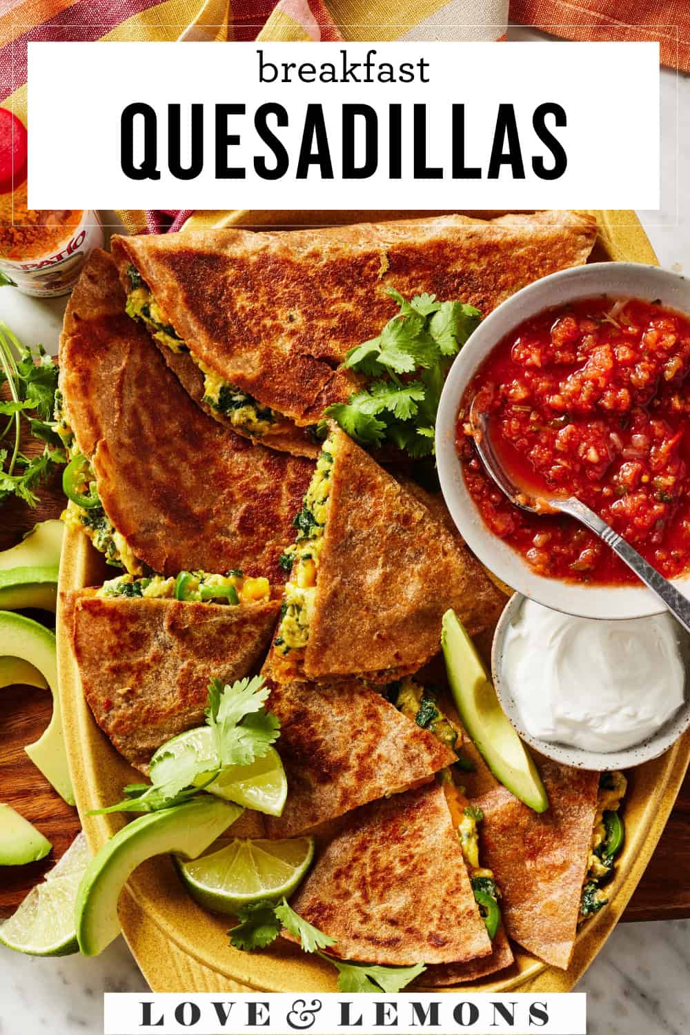 Breakfast Quesadillas Recipe - Love and Lemons