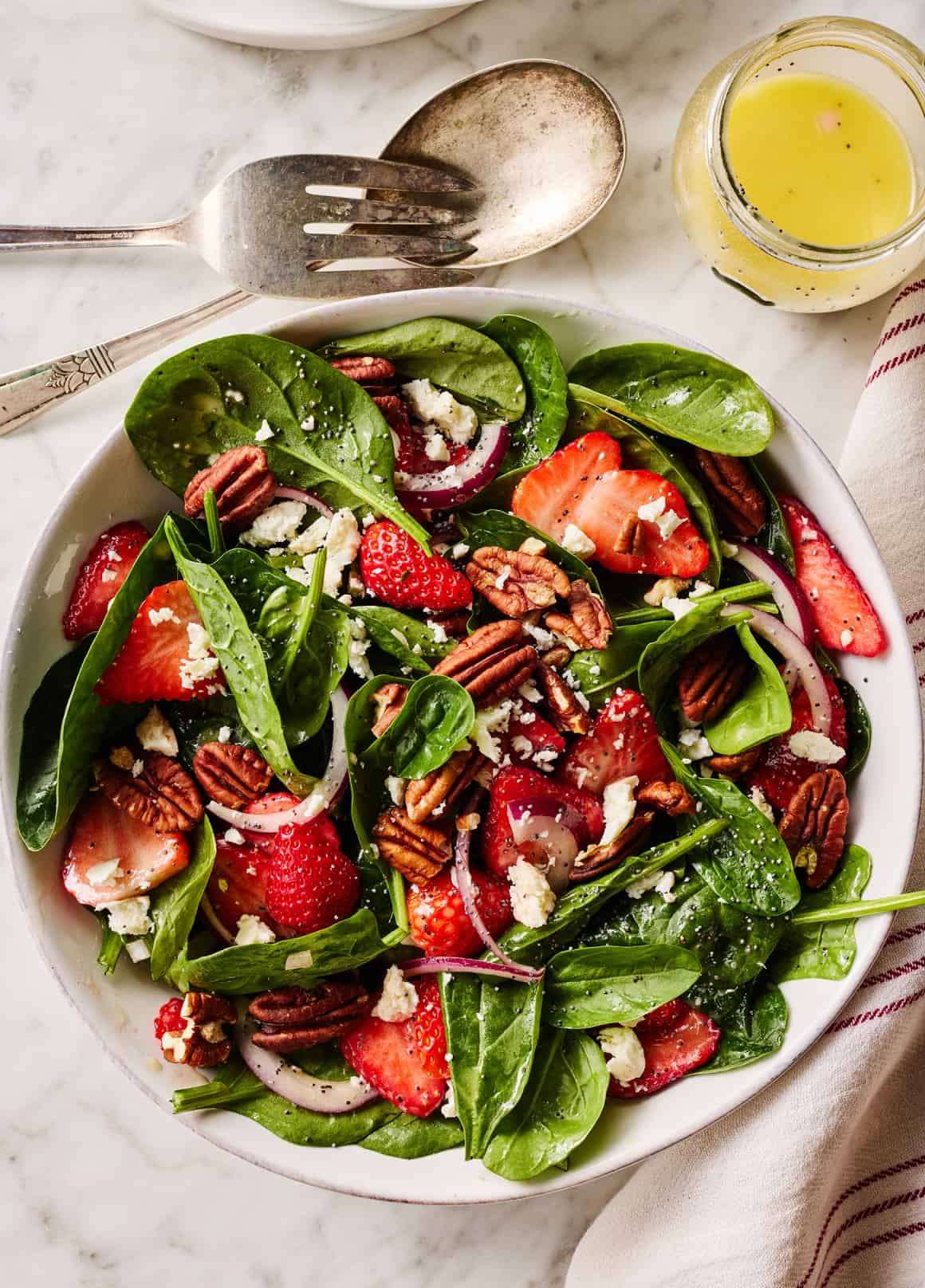 Strawberry Spinach Salad Recipe - Love and Lemons
