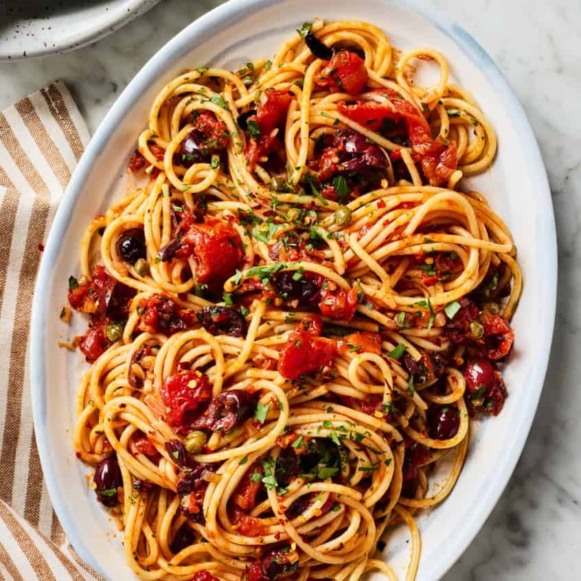 Pasta Puttanesca Recipe - Love and Lemons