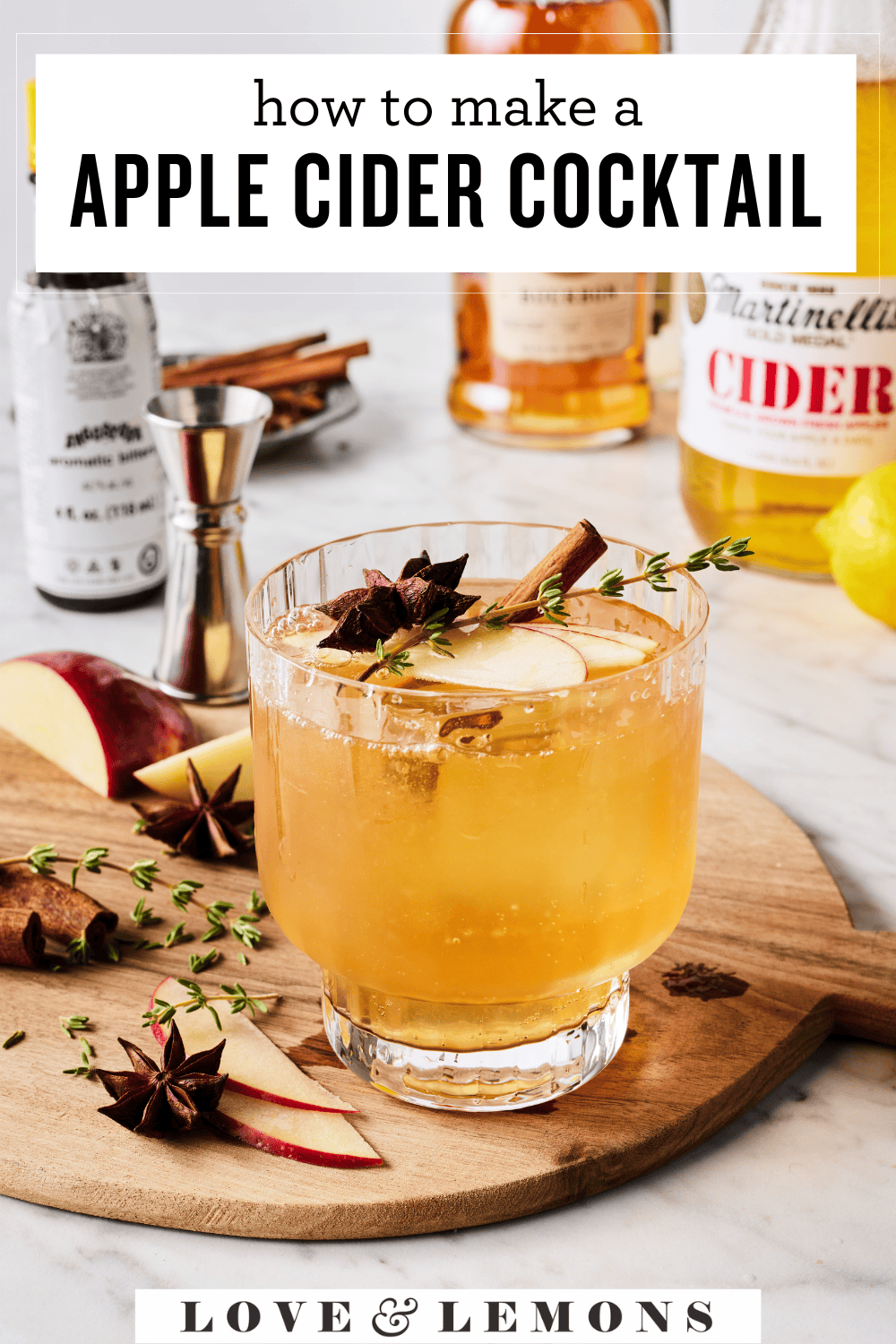 Apple Cider Cocktail Recipe - Love and Lemons