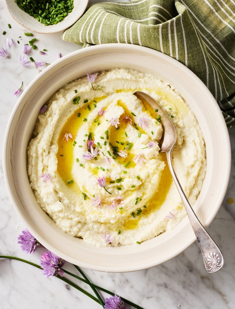 Cauliflower Mashed Potatoes Recipe - Love and Lemons