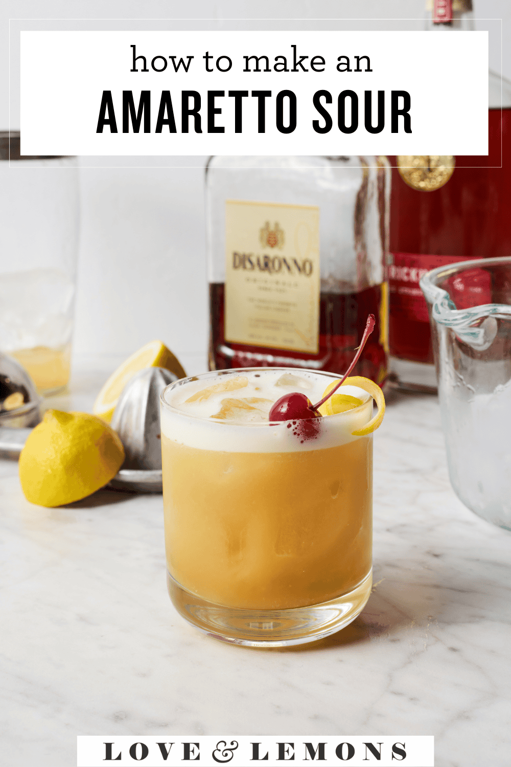 Amaretto Sour Recipe - Love and Lemons