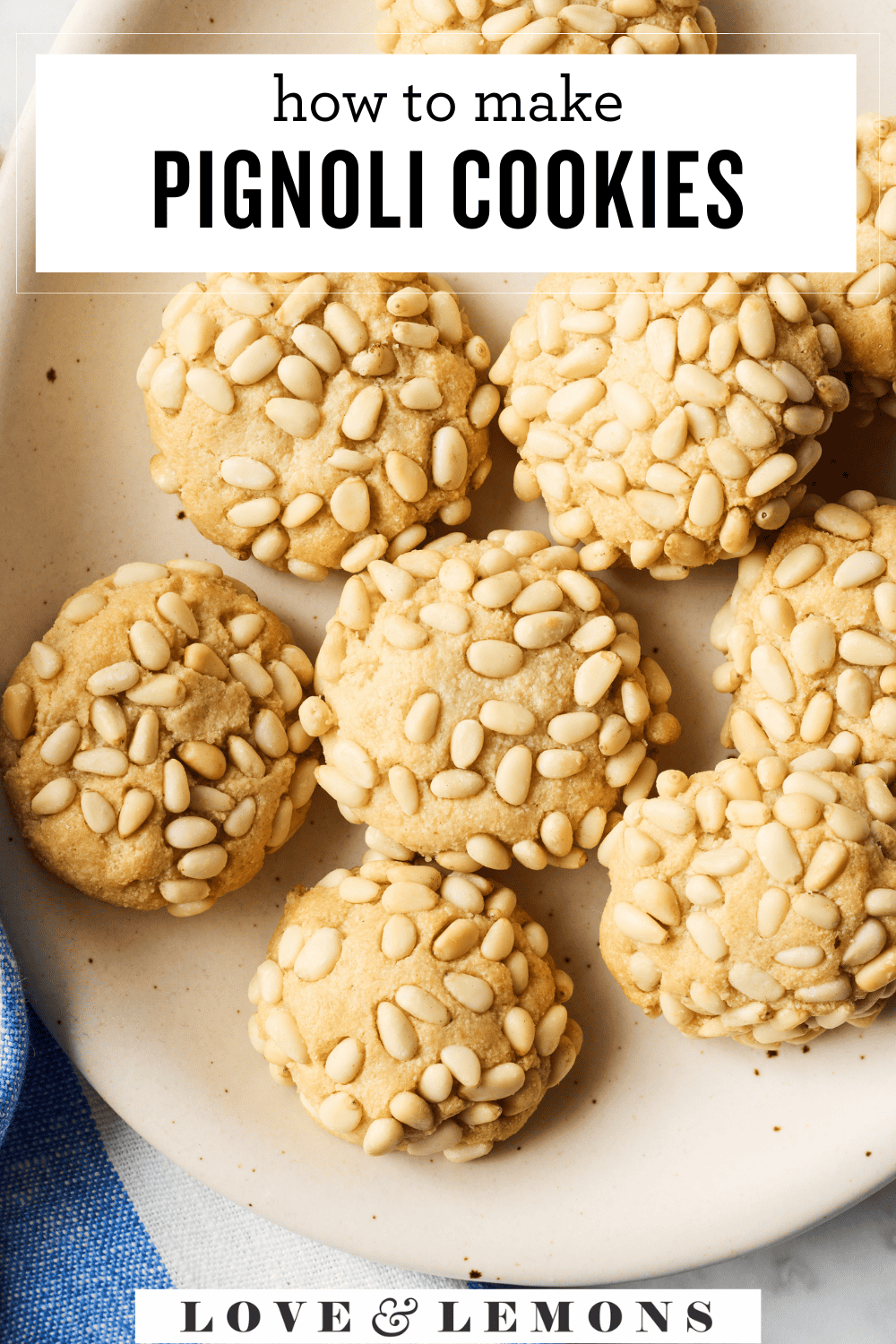 Pignoli Cookies Recipe - Love and Lemons