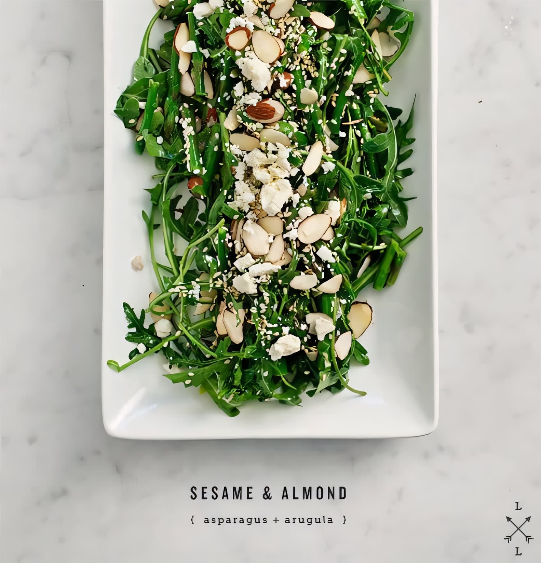 Sesame & Almond Asparagus Salad Recipe - Love and Lemons