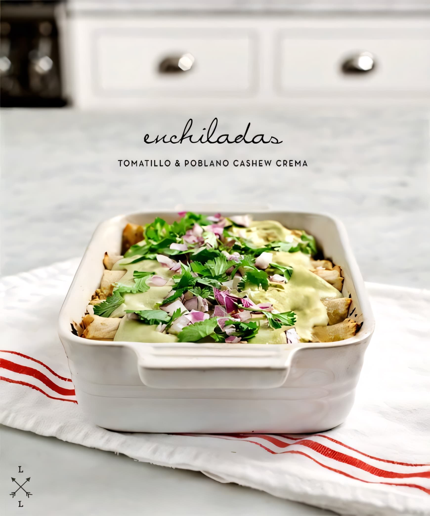 Poblano "Crema" Enchiladas Recipe - Love and Lemons