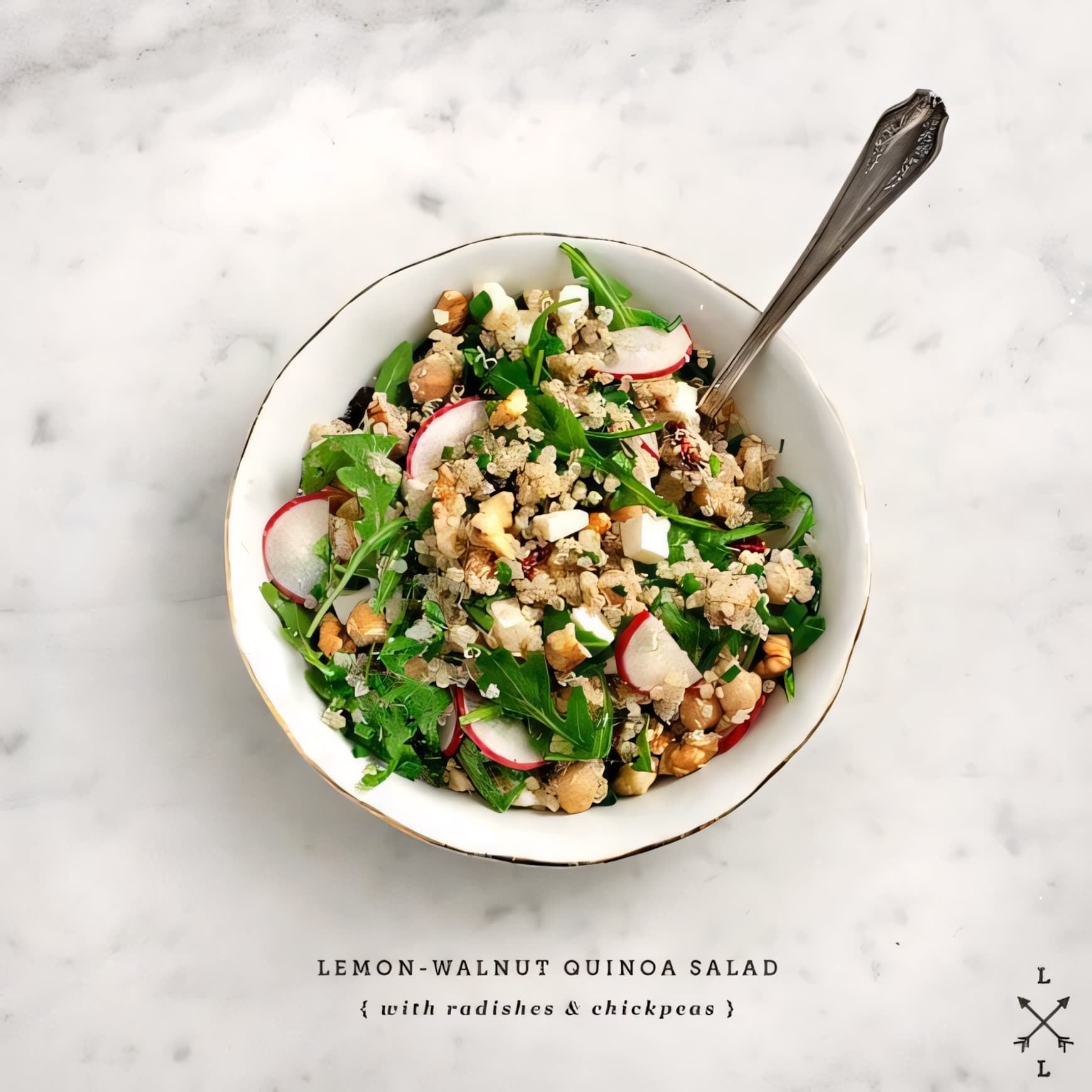 Lemon-Walnut Quinoa & Chickpea Salad Recipe - Love and Lemons