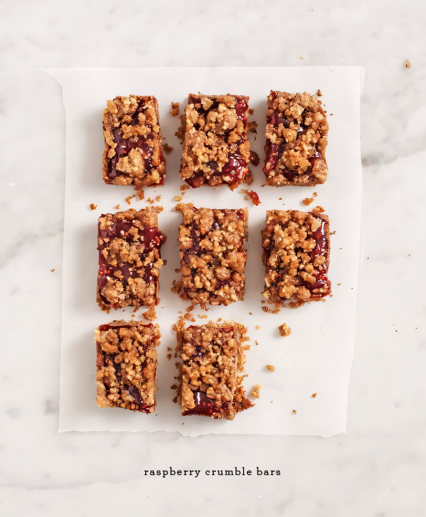 Raspberry Crumble Bars Recipe - Love and Lemons