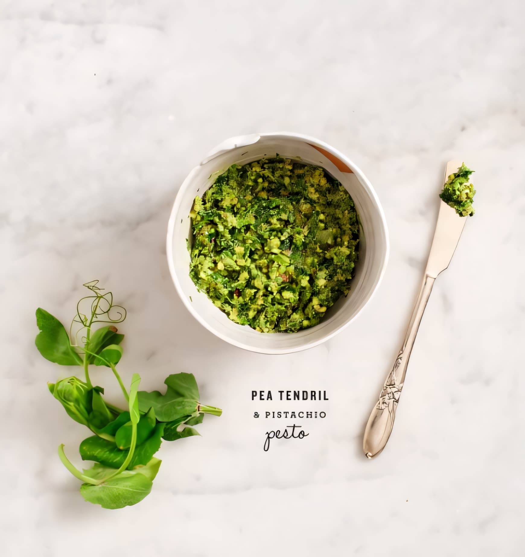 Pea Tendril & Pistachio Pesto Recipe - Love and Lemons