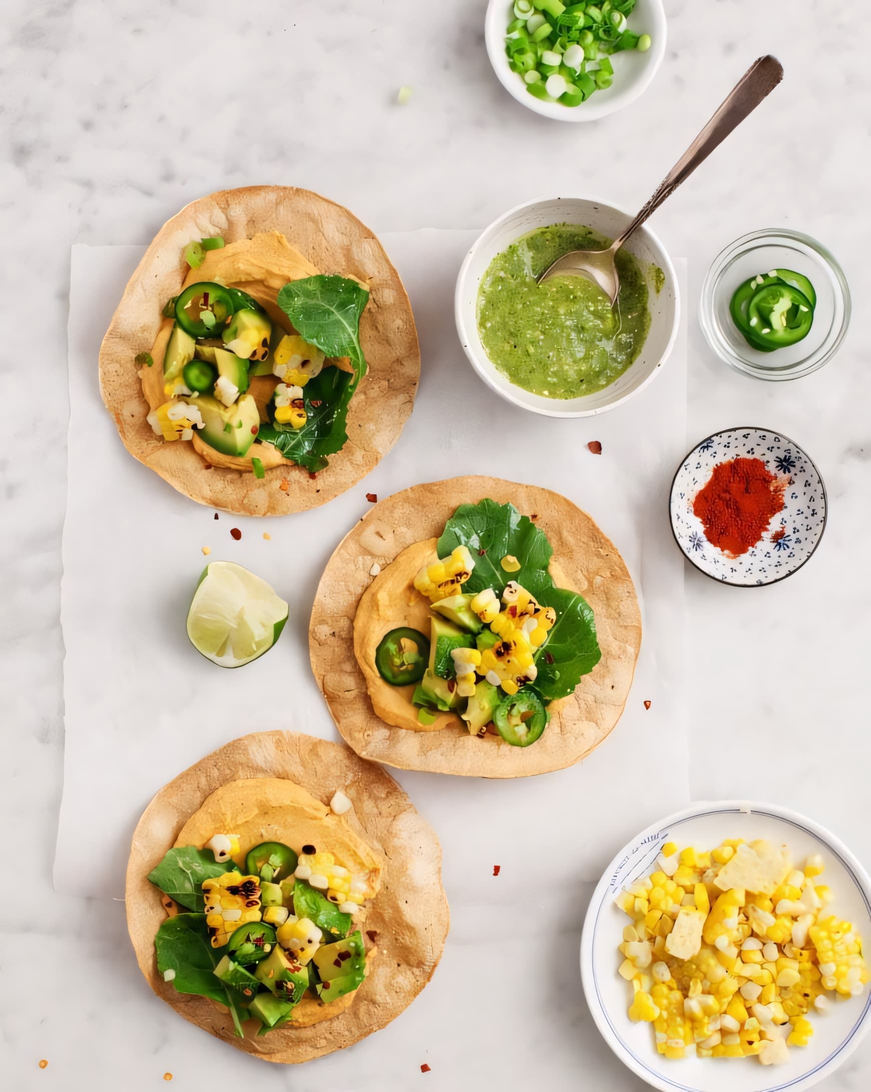 Smoky Sweet Corn Tostadas Recipe - Love and Lemons